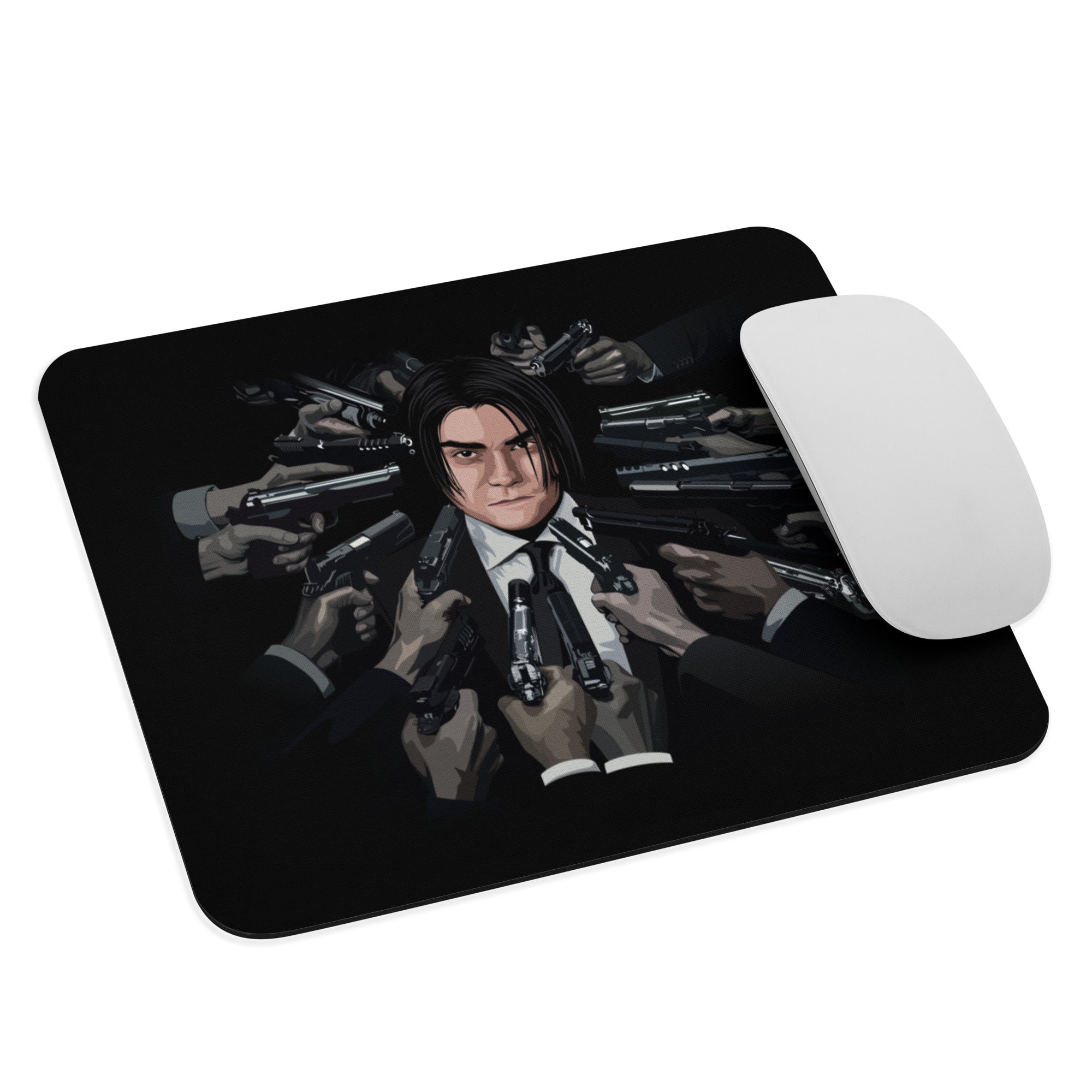 Ben Shapiro as John Wick Mouse Pad – IDW Base